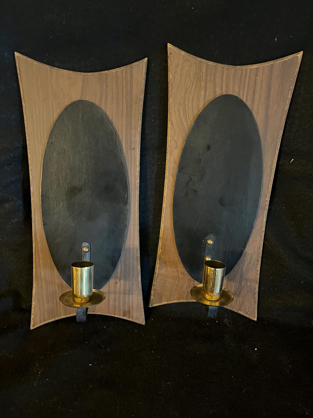 MCM Candle Wall Sconces (set of 2) - Etsy
