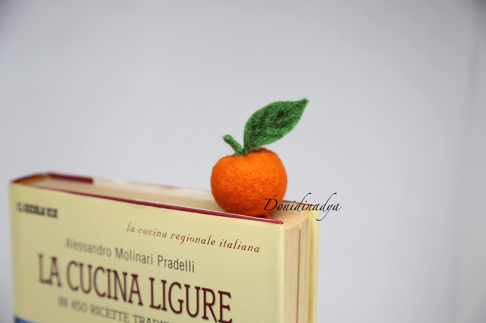 Tangerin Mandarine Orange Bookmark. Needle Felted Fruit. Gift - Etsy