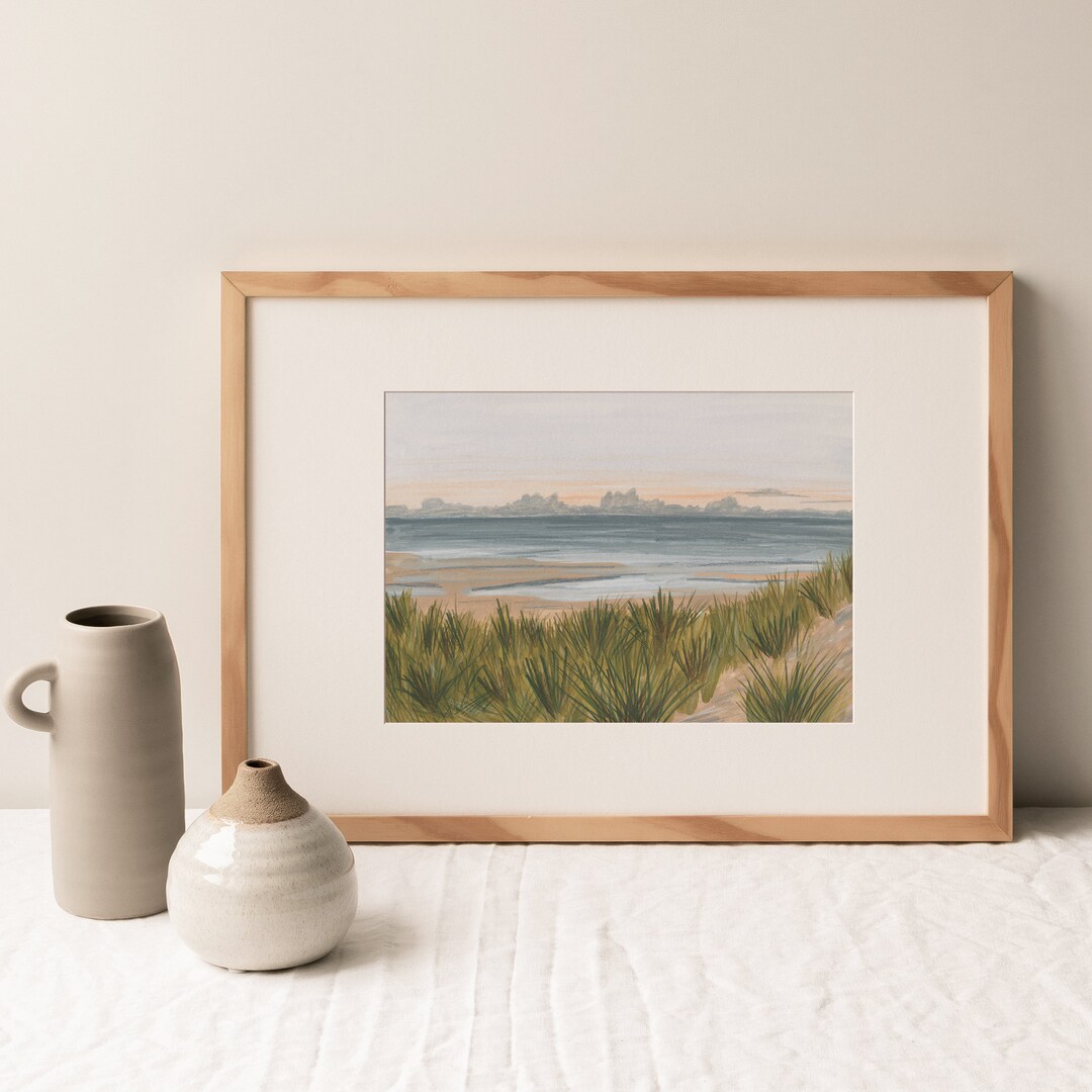 Formby Beach Print - British Seaside Art - Landscape Art Print - Etsy