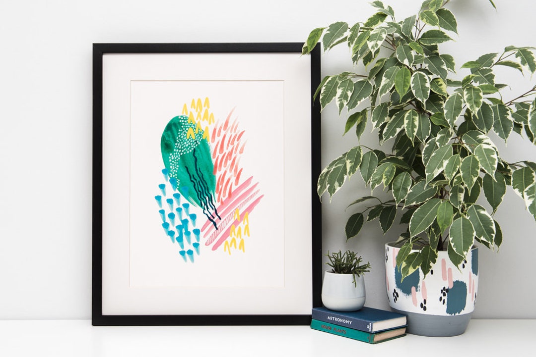 Colourful Abstract Print / Abstract Art Print / Abstract Painting ...