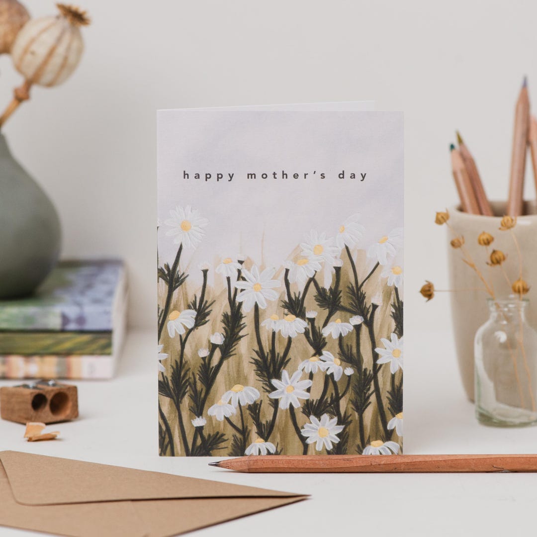 Daisy Mother's Day Card - Happy Mother's Day Card - Nature Mothering ...