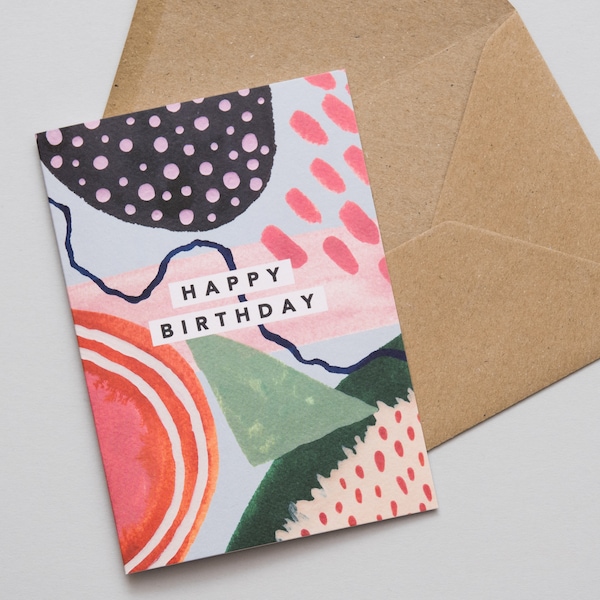 Abstract Birthday - Etsy