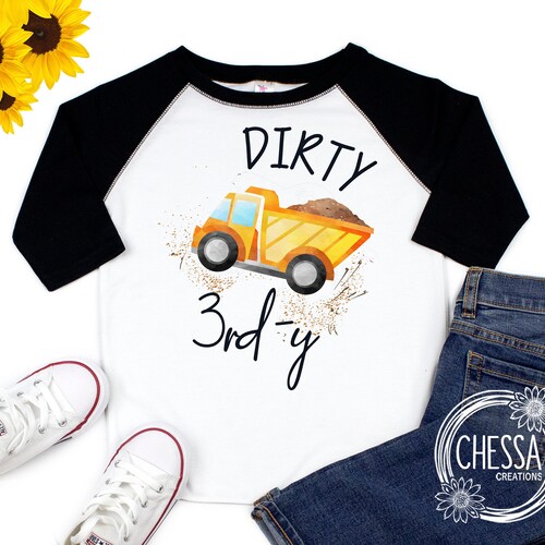 Dirty 3rd-y Birthday Boy Outfit 3 Funny 3rd Birthday Party - Etsy