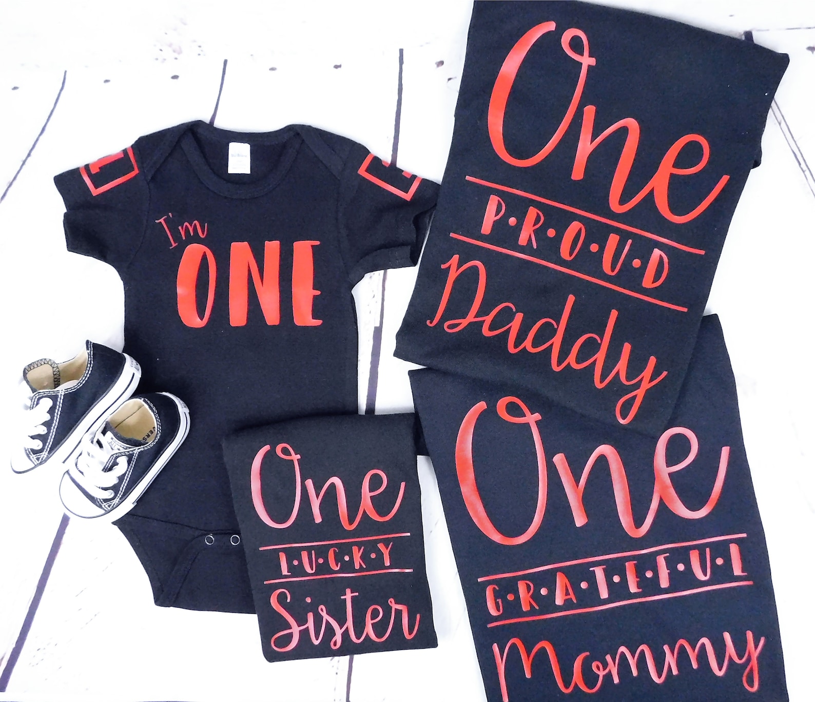 1st Birthday Family Shirts for Girls or Boys First Birthday | Etsy