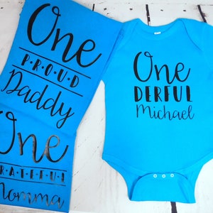 Family Shirts for Baby Boy 1st Birthday, Custom Matching Outfits for ...
