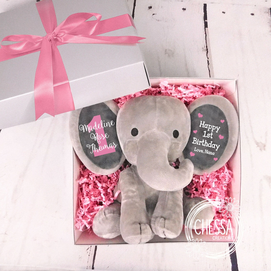 Baby Girl 1st Birthday Gift for Personalized First Birthday Toddler Toy ...