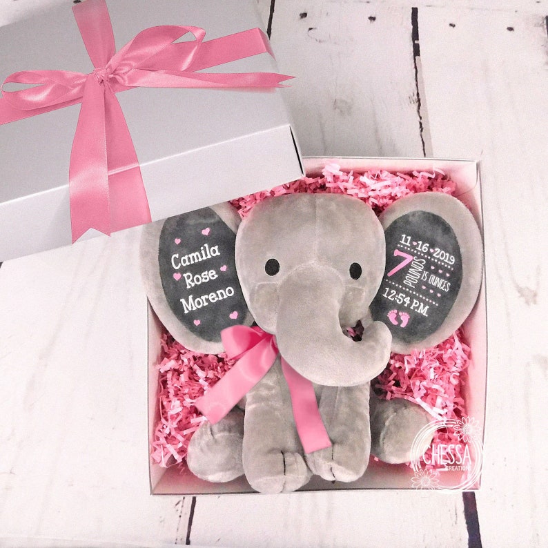 Gift for Baby Girl & New Mom Pink Gift Box for Baby Shower - Etsy