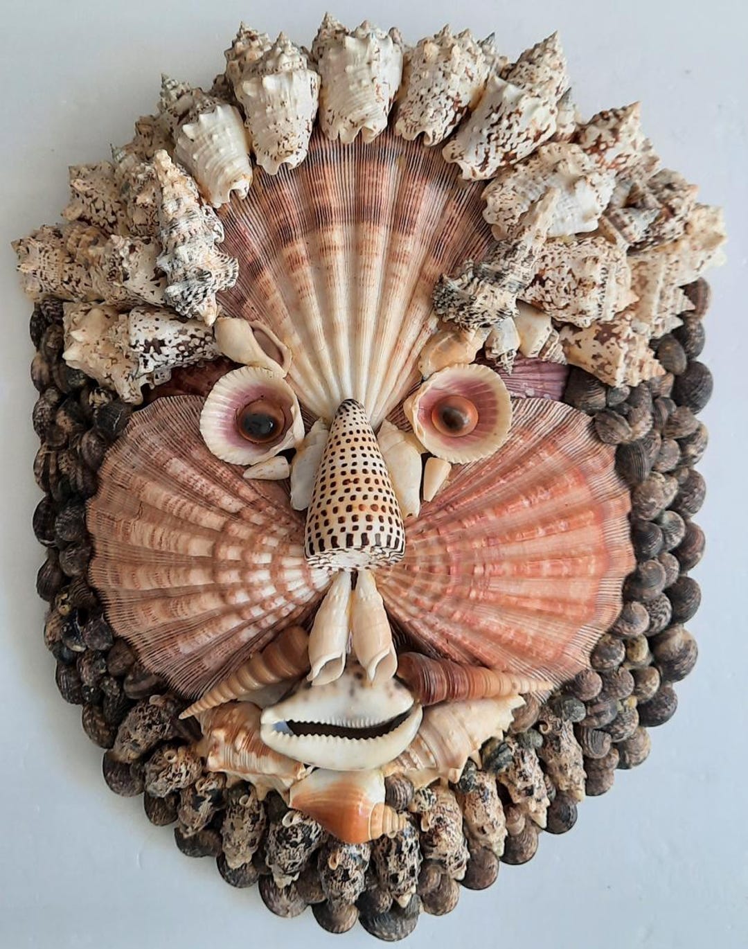 Decoration, Shell: Rococo Style Shell Mask - Etsy