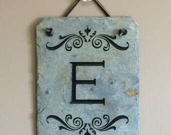 Monogram plaque | Etsy