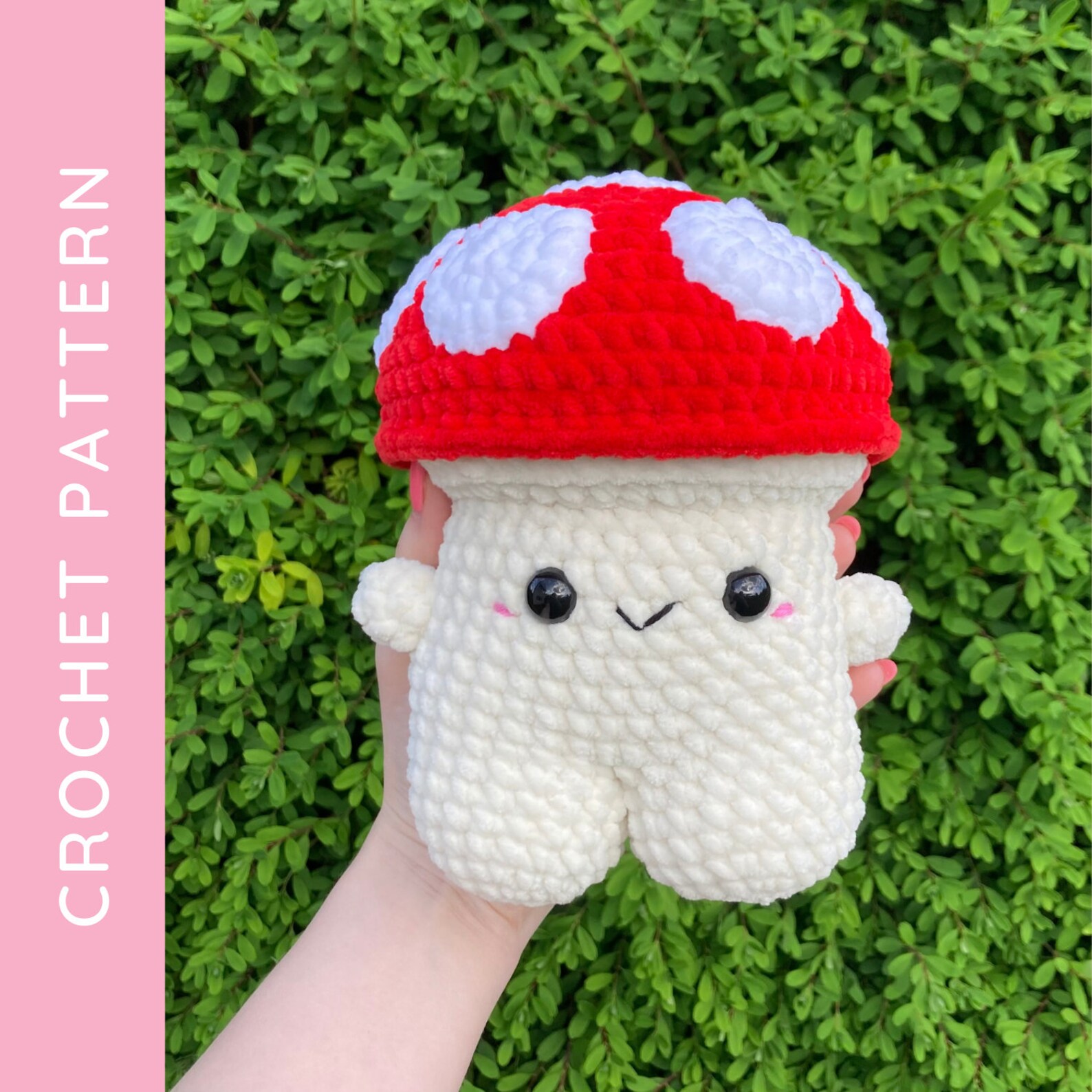 CROCHET PATTERN Mushroom Sprite Plushie | Etsy