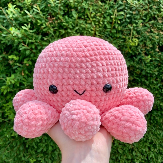 Stuffed Animals & Plushies Toys & Games Toys Crochet Velvet Octopus ...