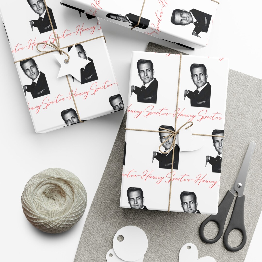 Harvey Specter Suits Birthday Gift Wrapping Paper - Etsy