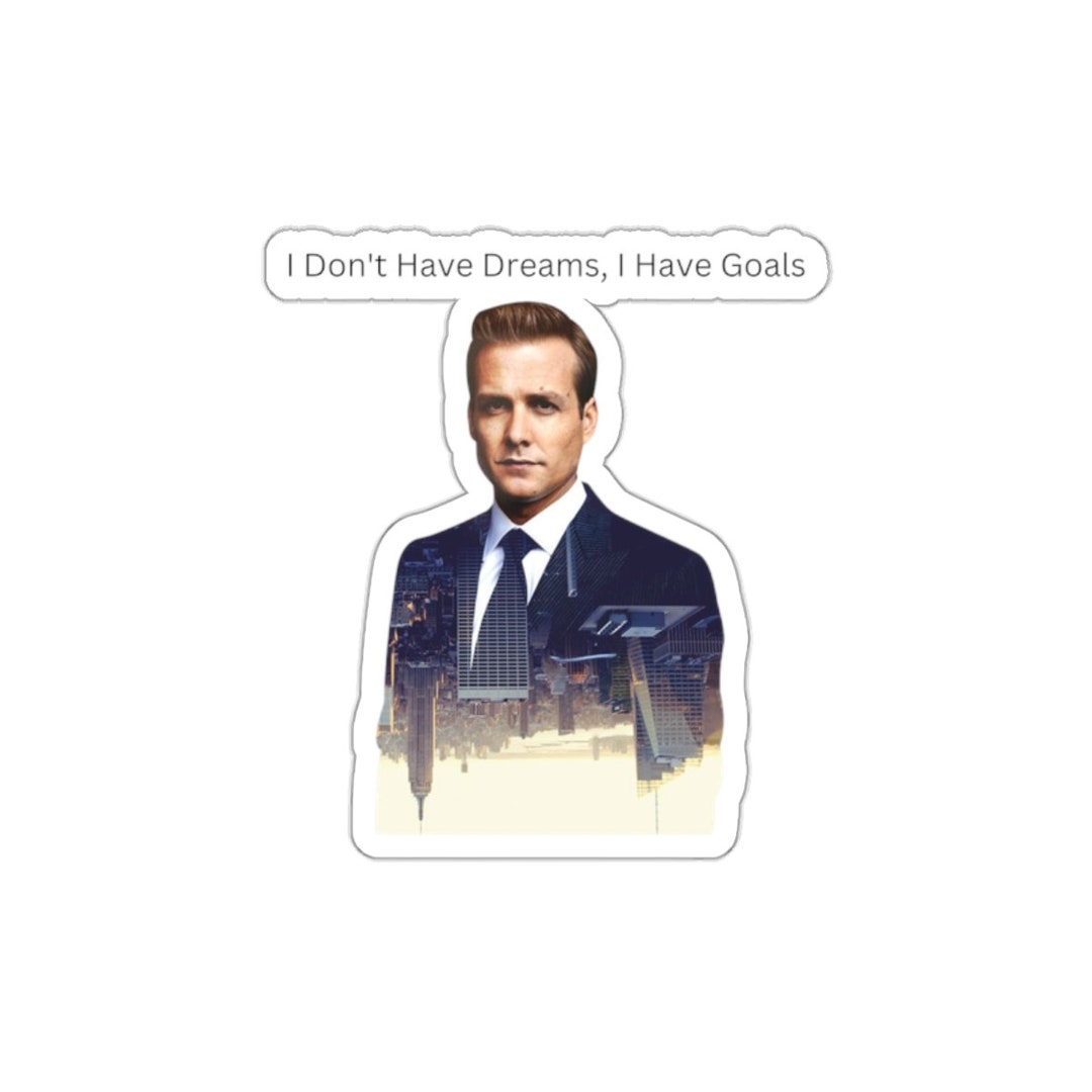 Harvey Specter Dreams and Goals Die-cut Stickers - Etsy