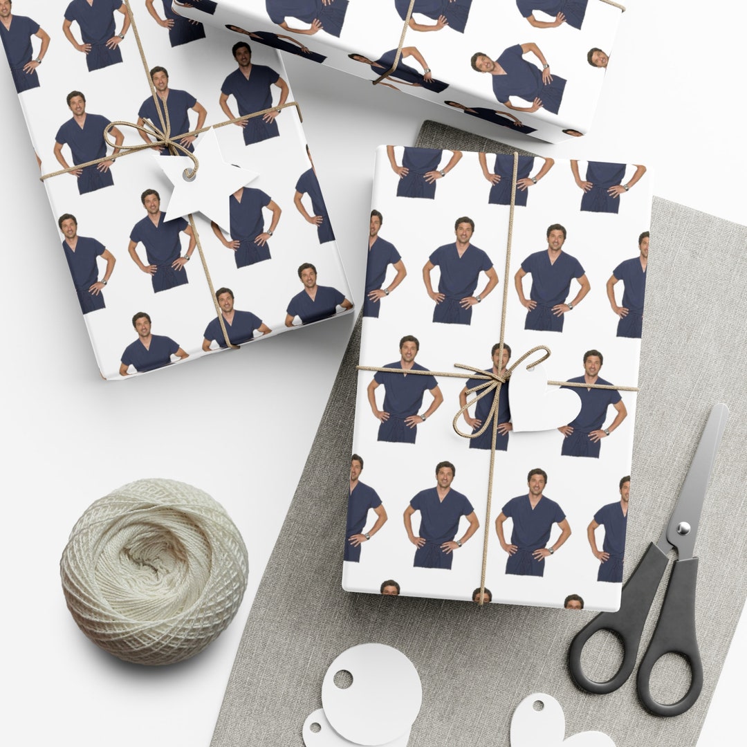Grays Anatomy Doctor Mc Dreamy Derek Shepherd Birthday Gift Wrapping ...