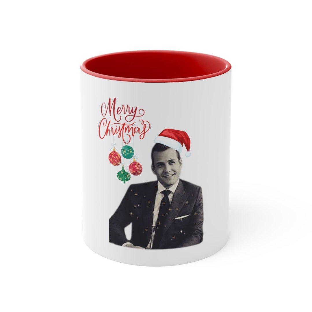 Harvey Specter Suits Merry Christmas Accent Coffee Mug 11oz - Etsy
