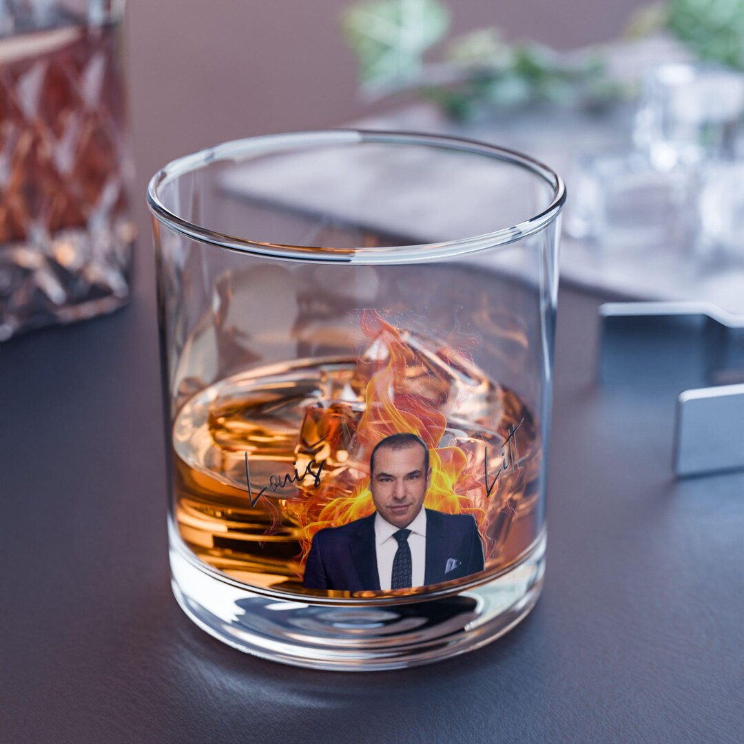 Suits Louis Litt Mike Ross Harvey Specter Rocks Glass, 10oz - Etsy