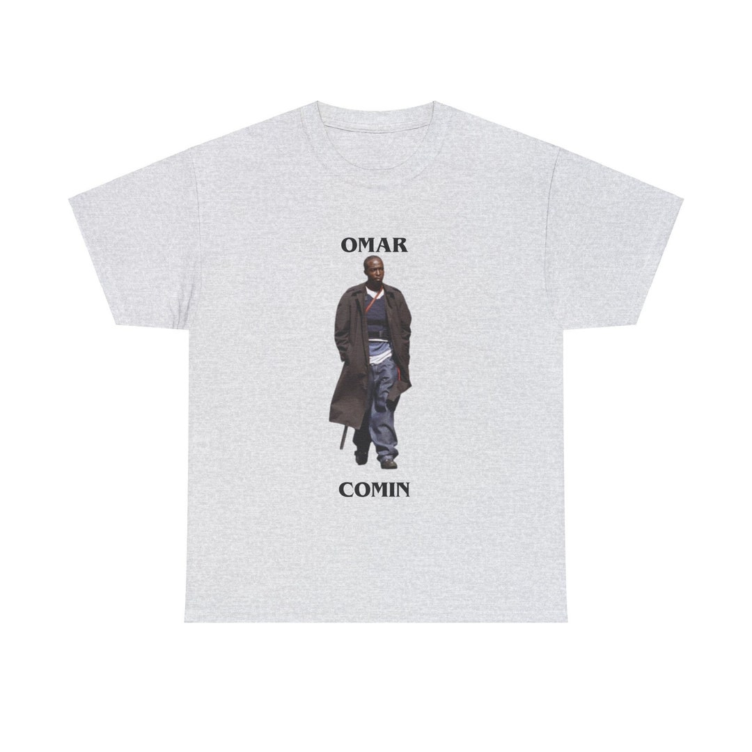 Omar Comin the Wire Omar Little Unisex Heavy Cotton Tee - Etsy