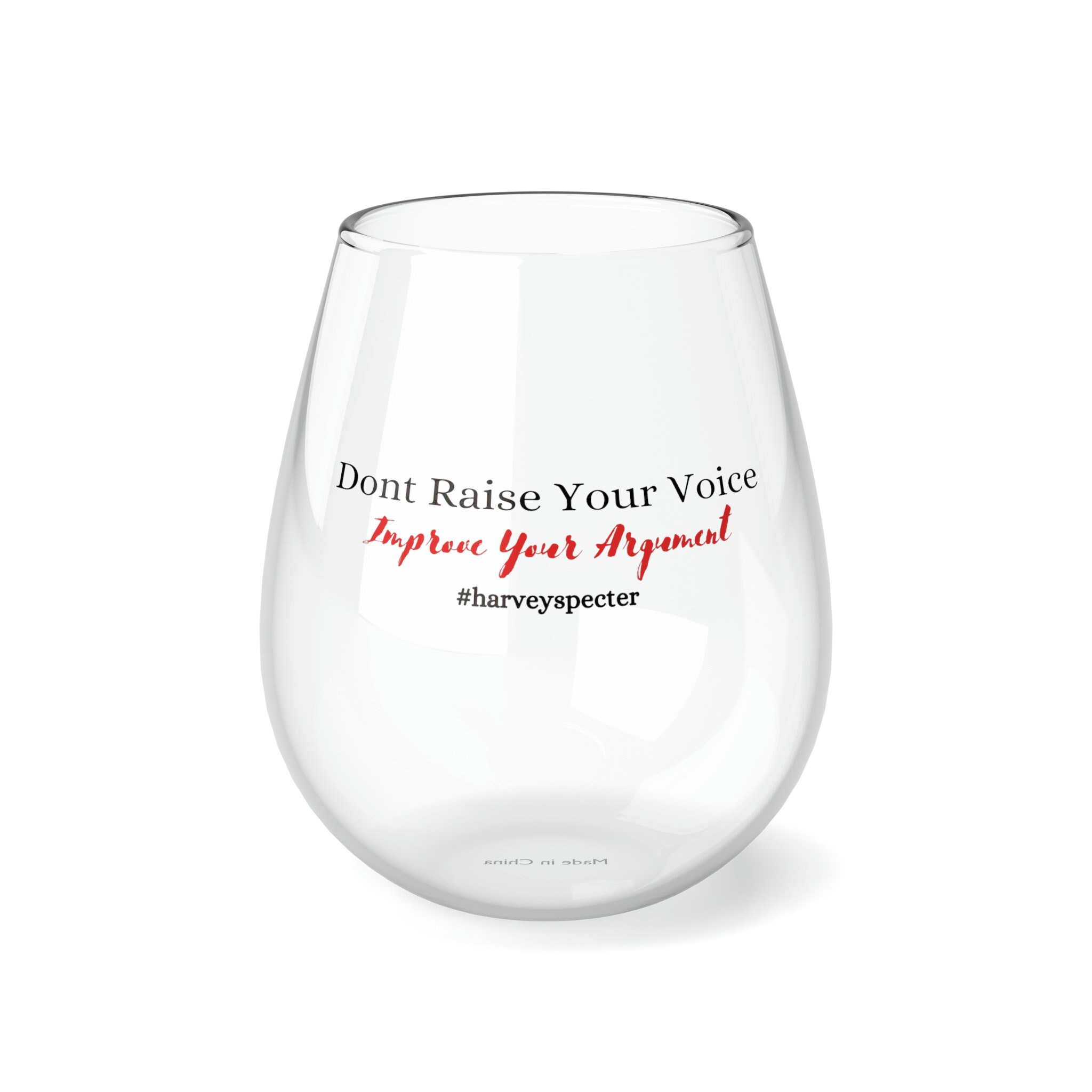 Harvey Specter Suits Gift Idea Raise Your Argument Stemless - Etsy