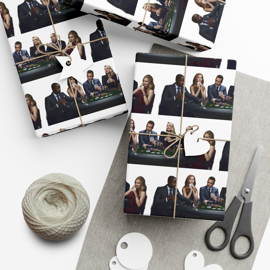 Suits Harvey Specter Suits Who Holds the Cards Birthday Gift Wrapping ...