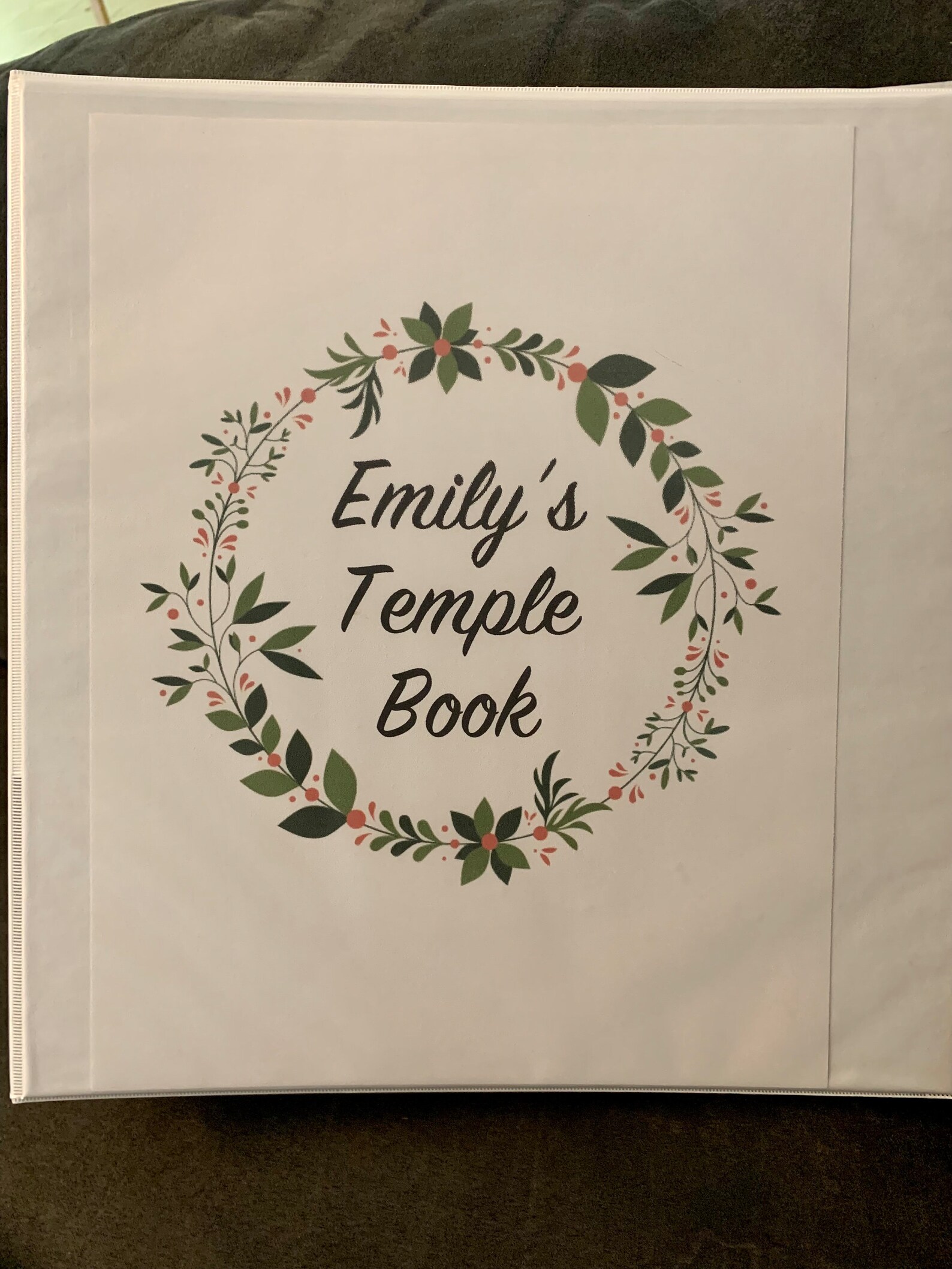 Temple Book Cover Page - Etsy