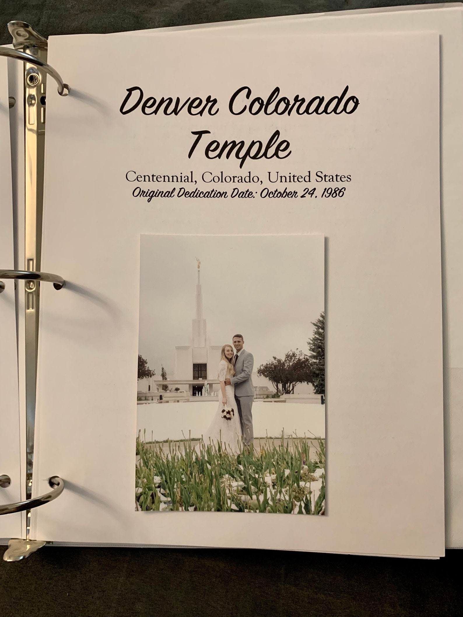 Temple Book Cover Page - Etsy