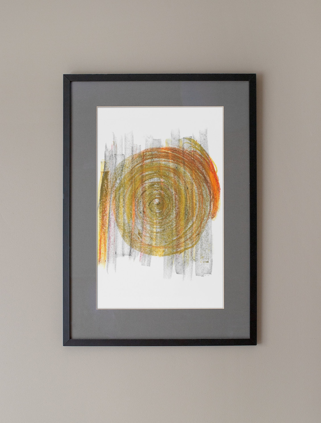 GONG Oil Pastel Abstract Artwork instant Digital Download Printable Art ...