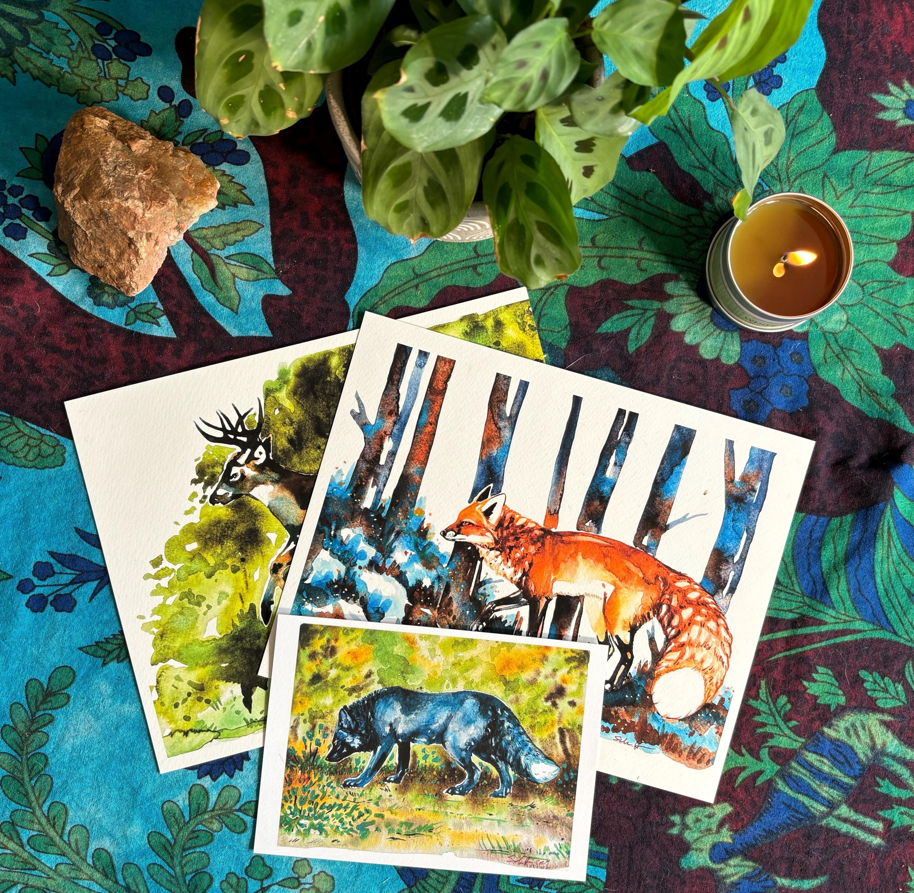 Red Wolf Art Print, Multiple Sizes - Etsy
