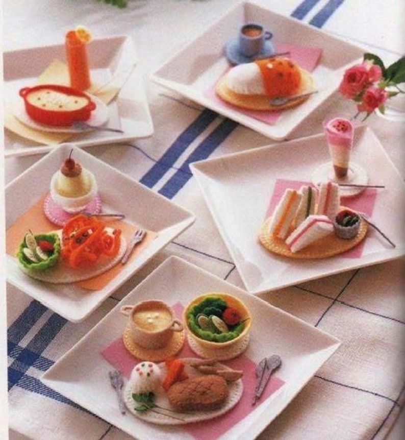 Sweet Japanese Food Felt Toy Sewing Ebook Patterns / PDF | Etsy