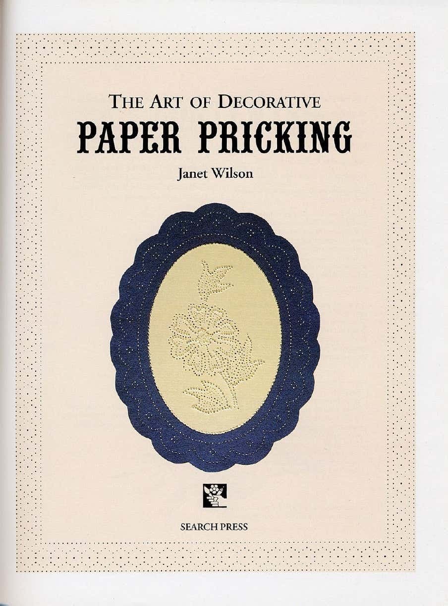The Art of Decorative Paper Pricking PDF BOOK - Etsy