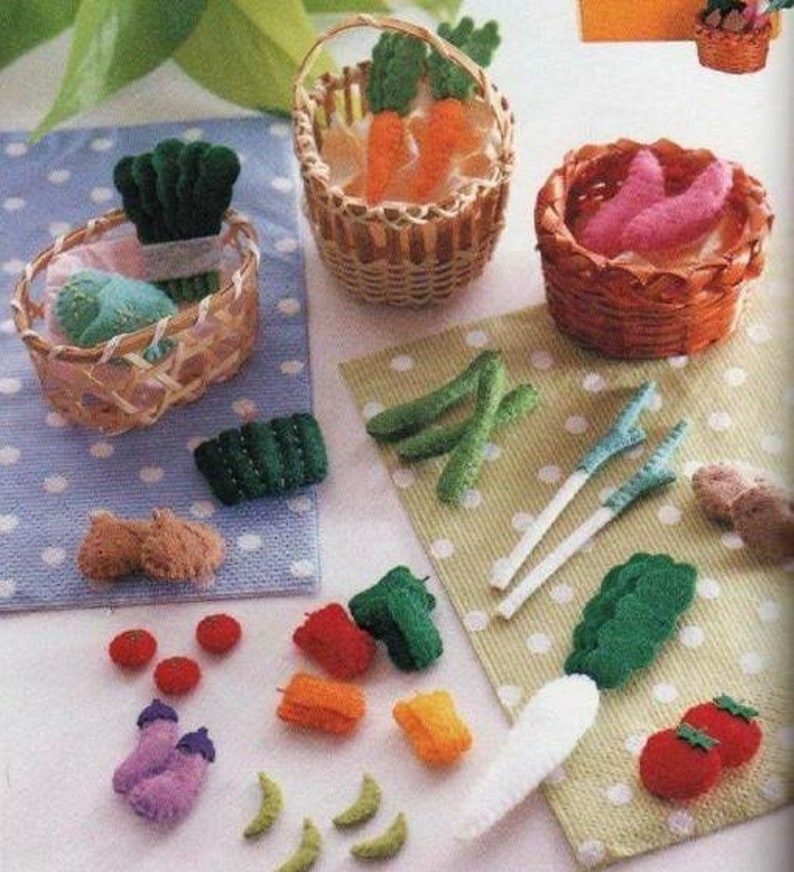 Sweet Japanese Food Felt Toy Sewing Ebook Patterns / PDF | Etsy