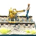 Diorama Model Railroad Wrecked Locomotive Great Northern: HO Scale ...
