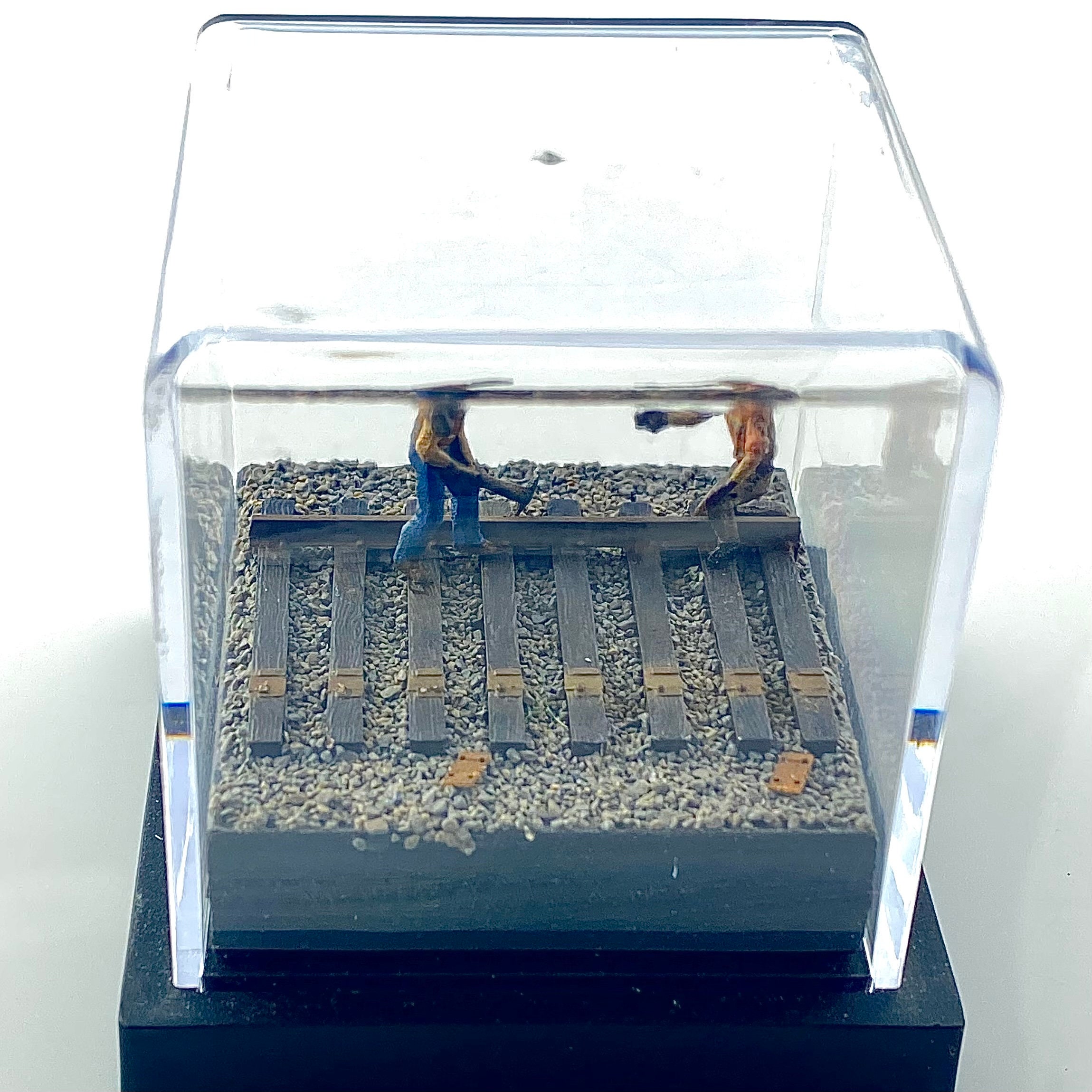 Diorama Model Railroad Workers Modern: HO Scale MOW Tiny - Etsy