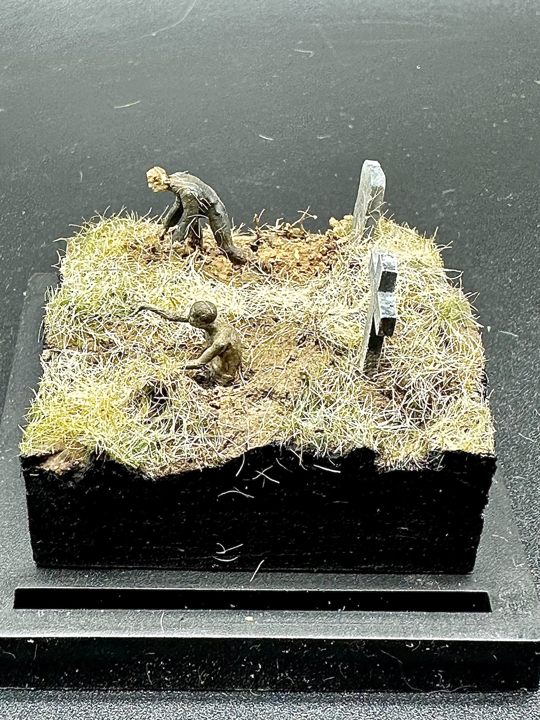 Diorama Returning From the Grave Zombies: Tiny Miniature HO Scale Model ...