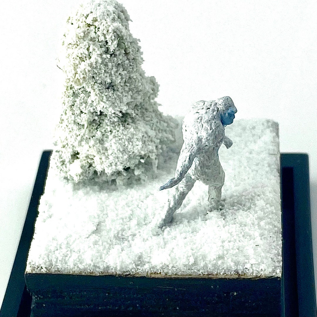 Yeti / Abominable Snowman: Tiny Miniature HO Scale Model Train - Etsy