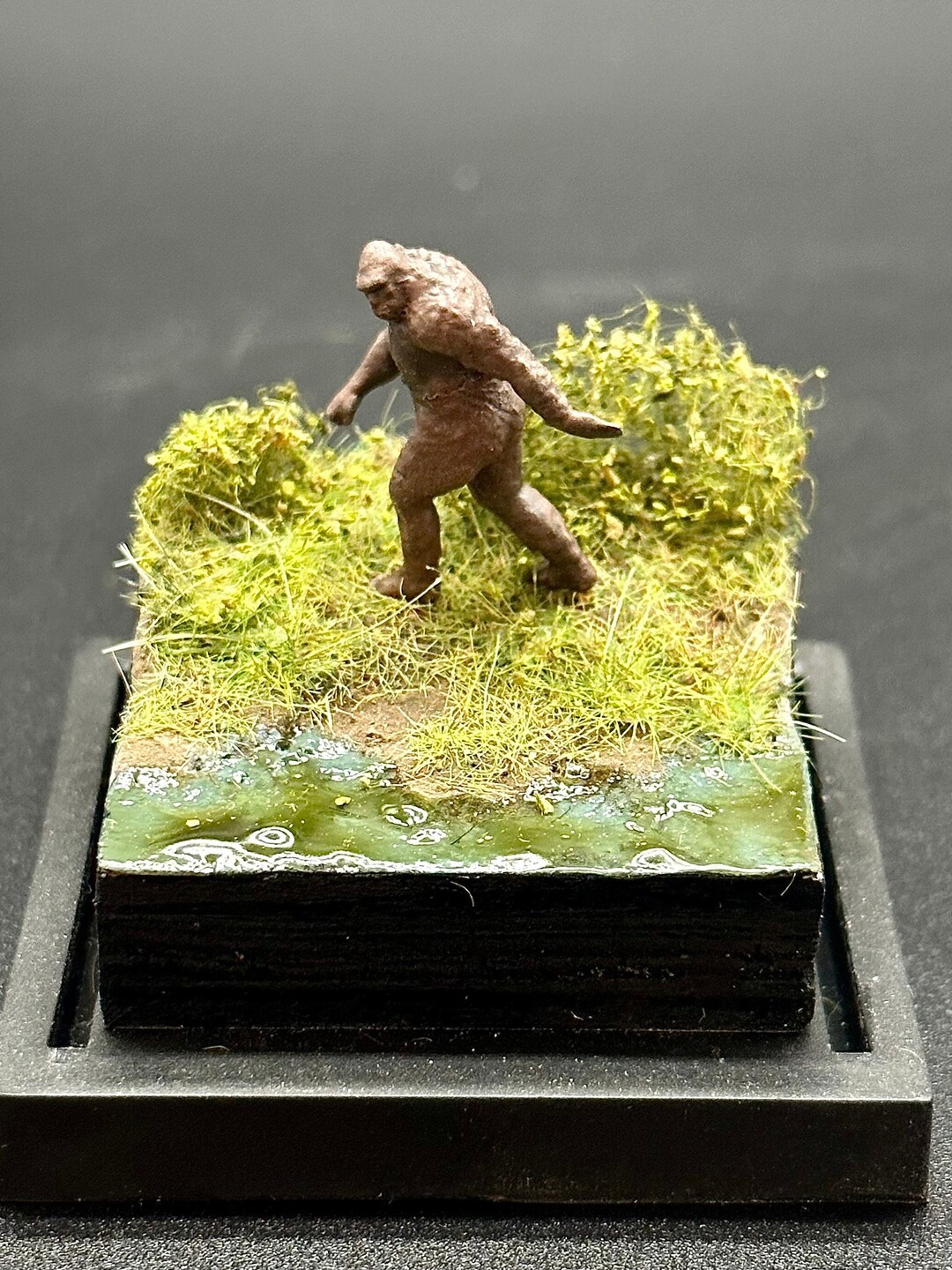 Diorama Bigfoot at the Waters Edge: Cryptos Tiny Miniature HO Scale ...