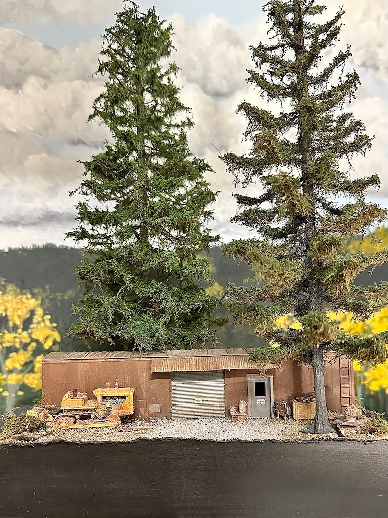 Handmade HO Scale Diorama: Old Boxcar, Forest Scene - Etsy