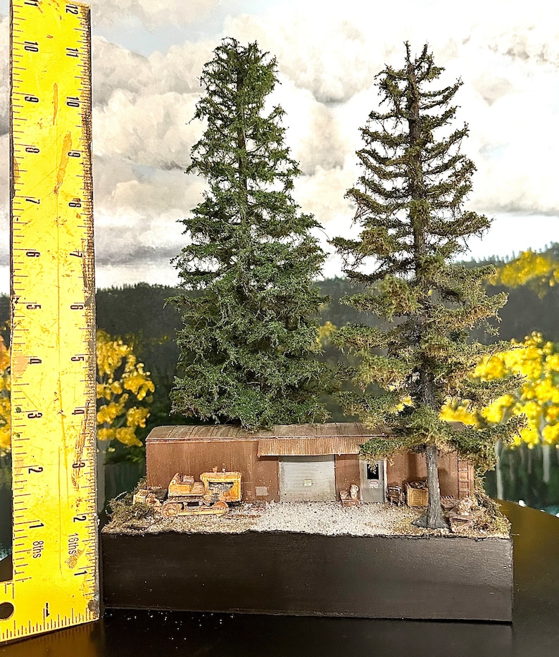 Handmade HO Scale Diorama: Old Boxcar, Forest Scene - Etsy