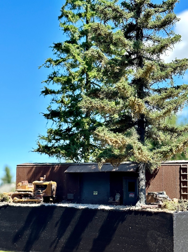 Handmade HO Scale Diorama: Old Boxcar, Forest Scene - Etsy