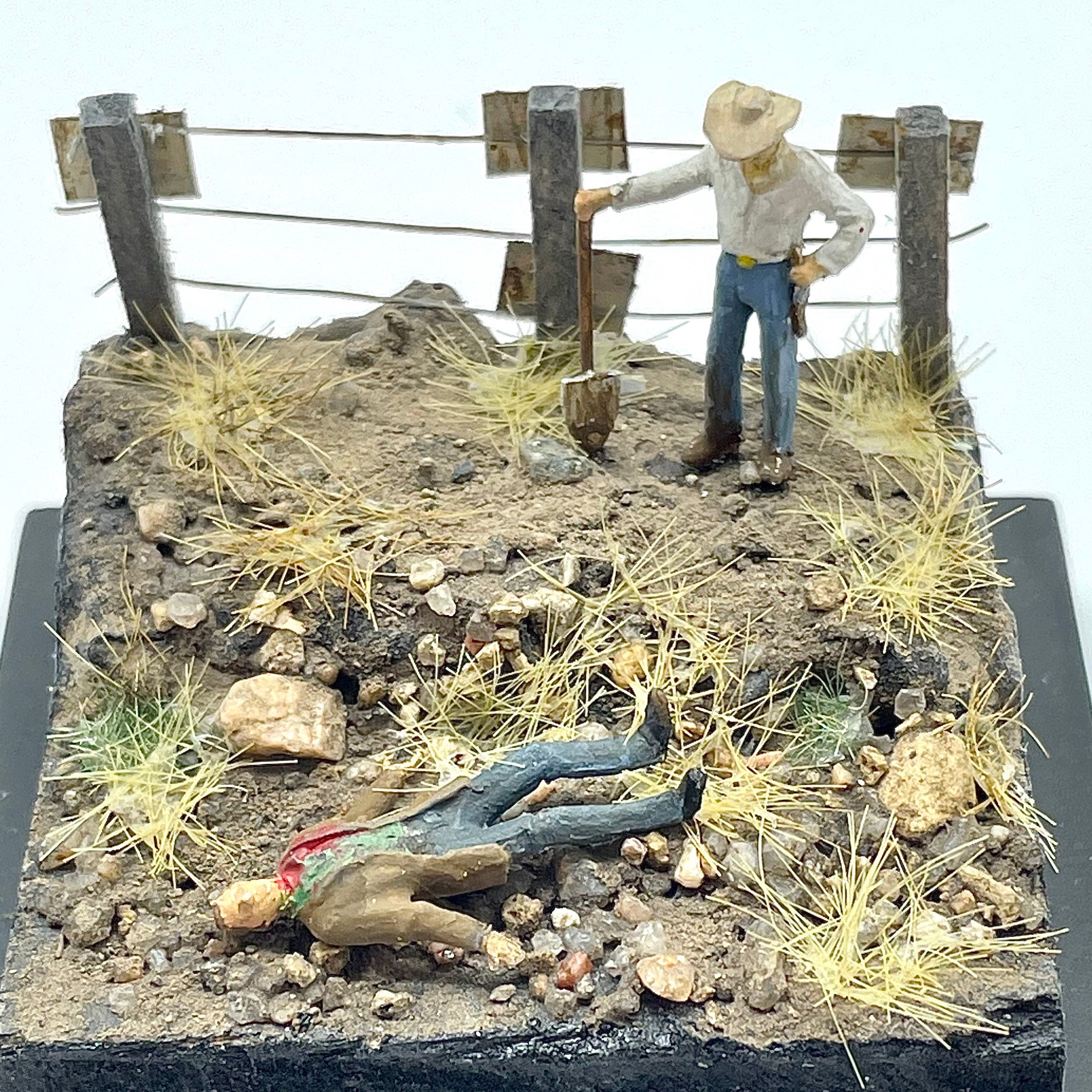 HO Scale NO Trespassing Diorama, Miniature Death Scene - Etsy