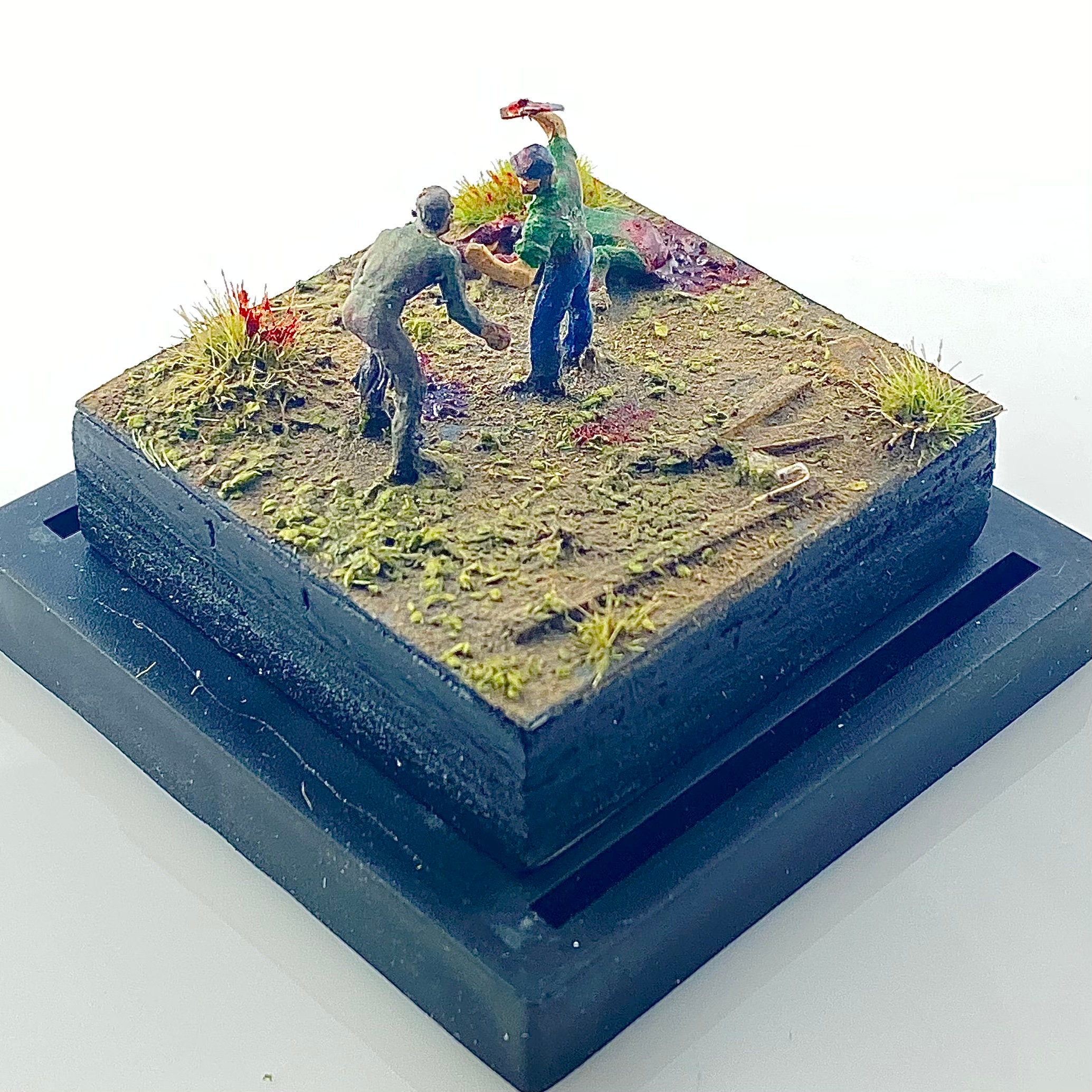 Diorama Zombie and Lumberjack: HO Scale Tiny Miniature Model - Etsy