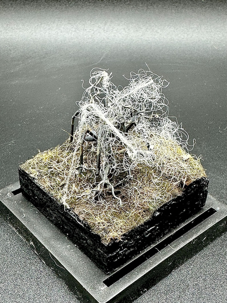 Diorama Creepy Crawly Giant Spider: HO Scale Tiny Miniature Model Train ...