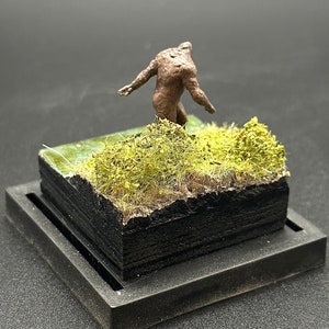 Diorama Bigfoot at the Waters Edge: Cryptos Tiny Miniature HO Scale ...