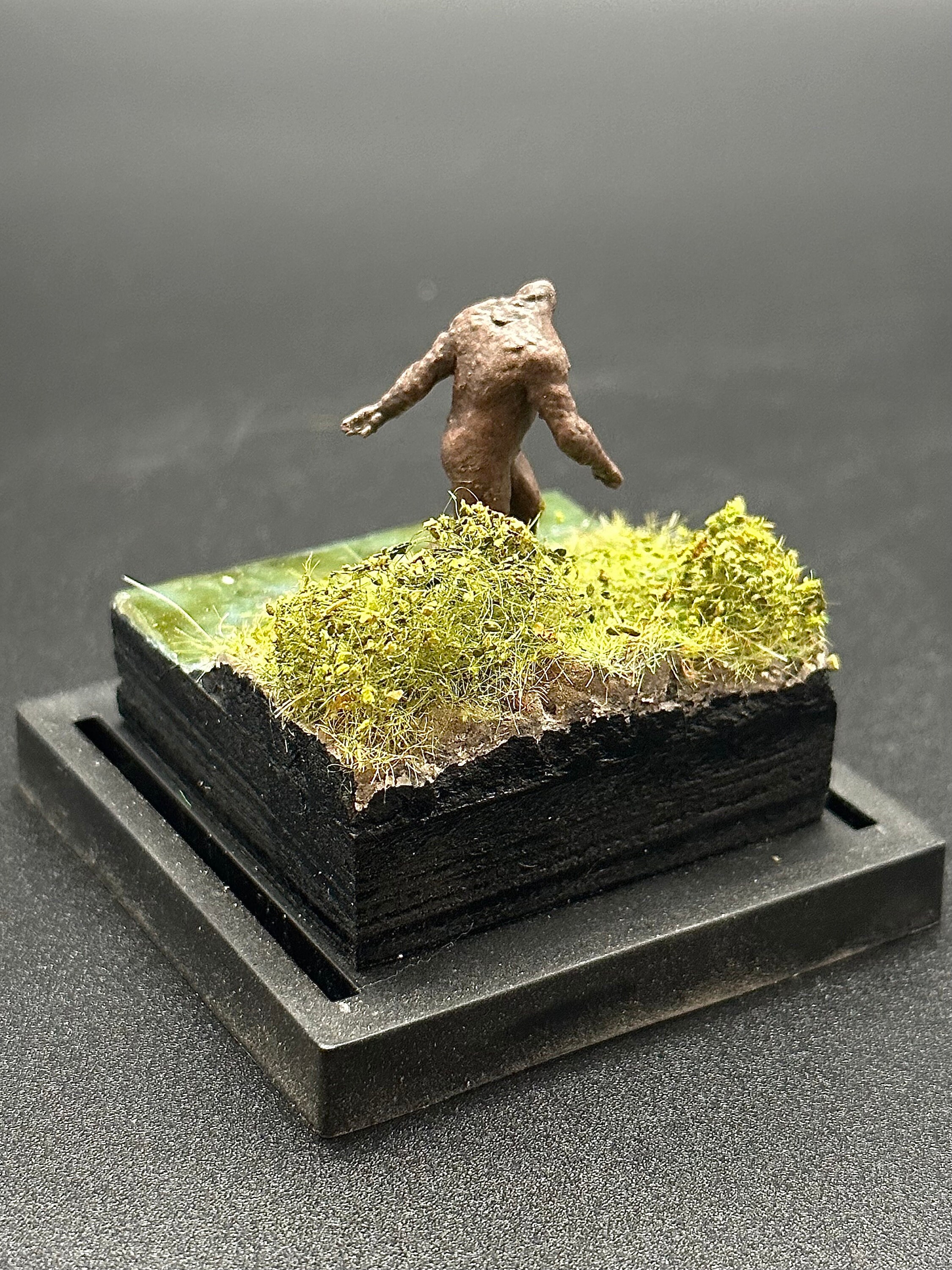 Diorama Bigfoot at the Waters Edge: Cryptos Tiny Miniature HO Scale ...