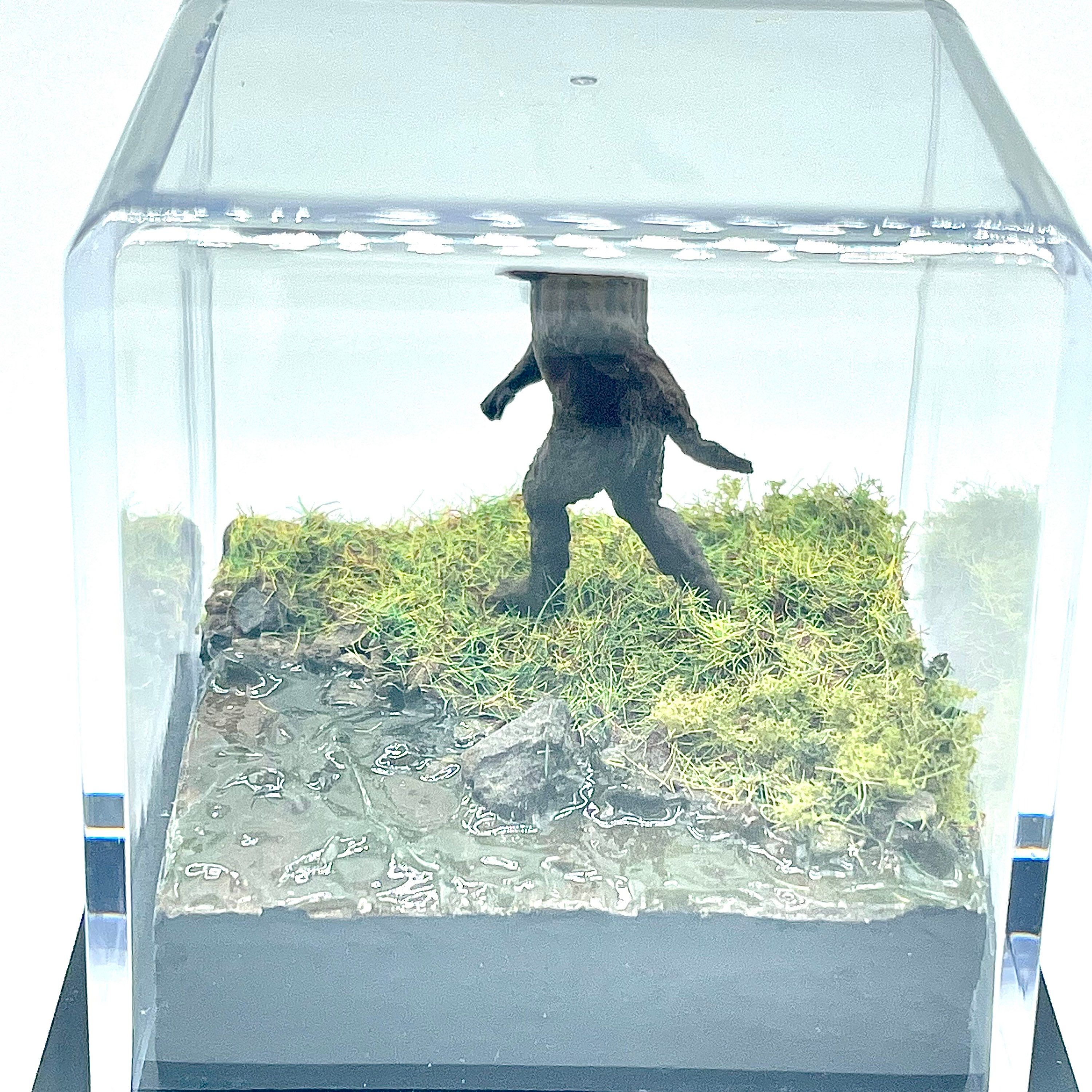 Diorama Bigfoot Checking the Creek: HO Scale Cryptos Sasquatch Tiny ...