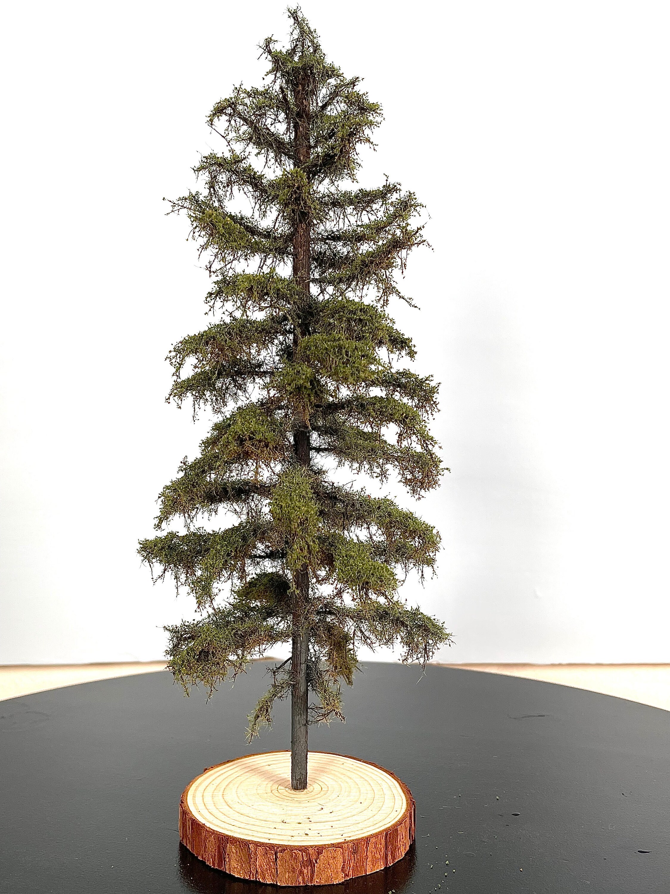 Model Tree 9.5 Fir Pine Conifer Handmade HO, N, O Scale Model Railroad ...