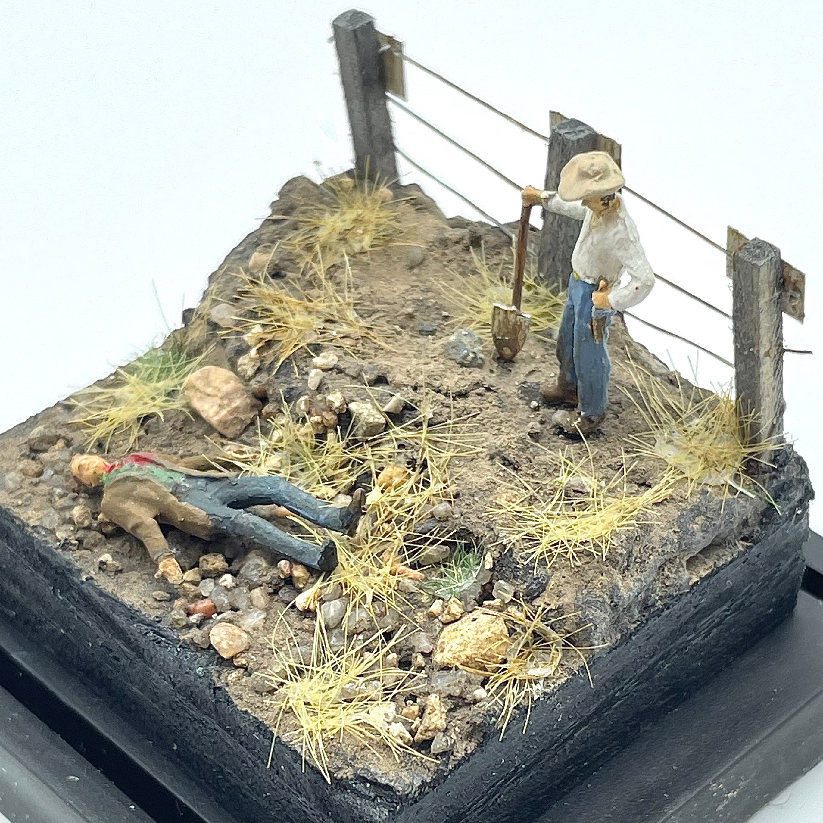 Diorama Trespassing, Seems Pretty Clear: HO Scale Model Train Railway ...