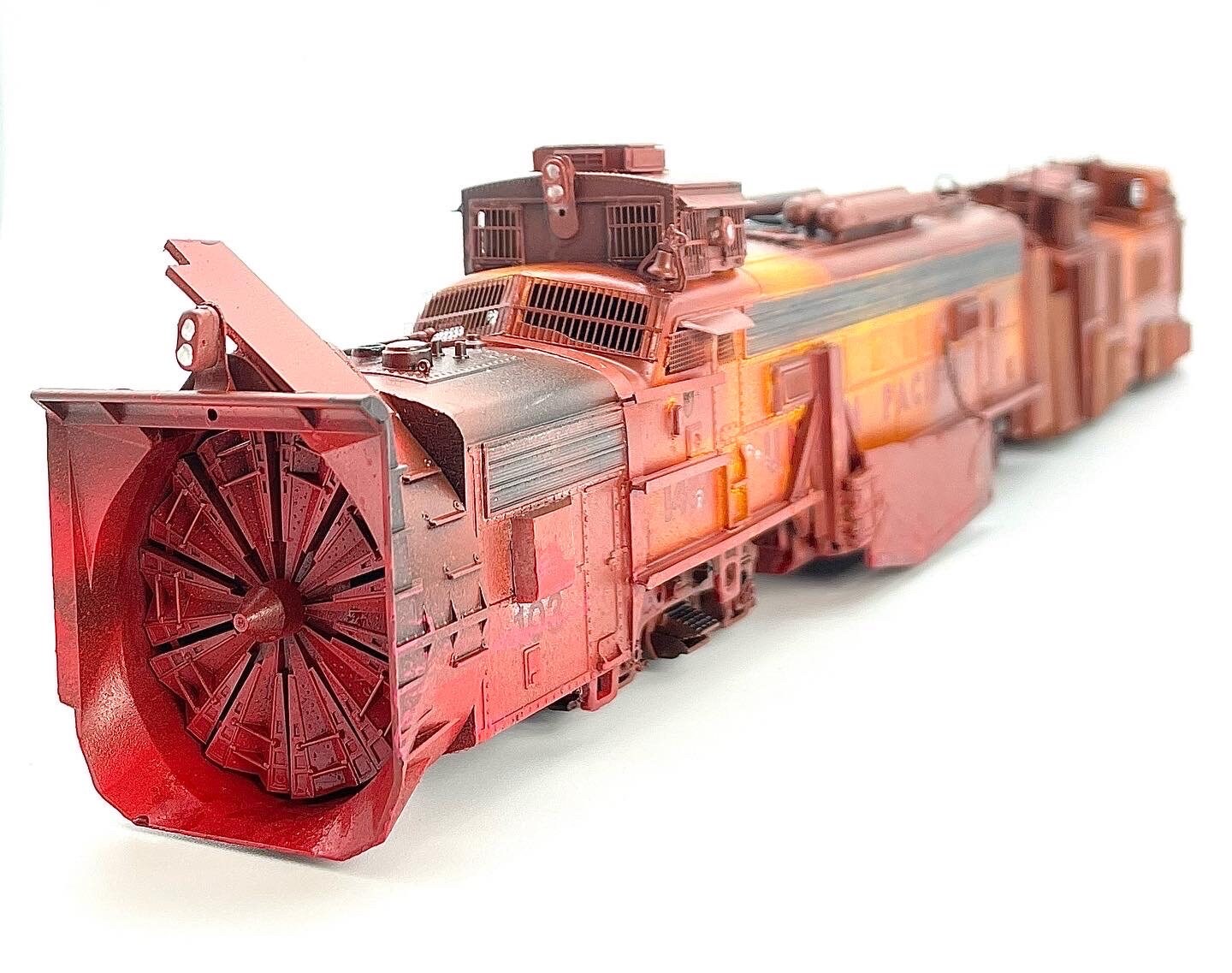 Diesel Locomotive HO Scale Zombie Apocalypse PLOW Train - Etsy