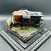 Diorama Model Railroad Wrecked Locomotive Great Northern: HO Scale ...