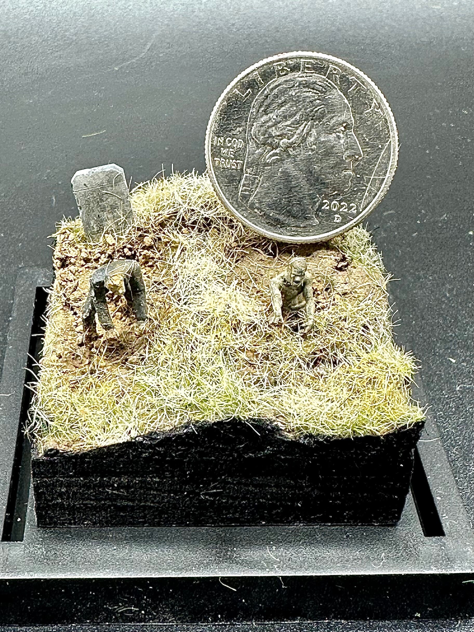 Zombie Graveyard Diorama: Miniature HO Scale Model Train Display - Etsy