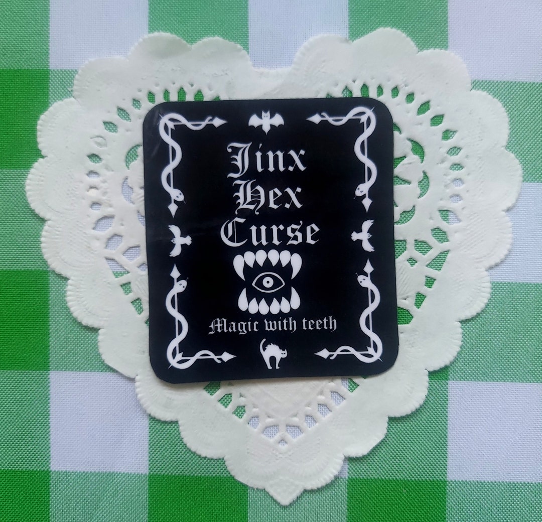 Jinx Hex Curse Sticker - Etsy
